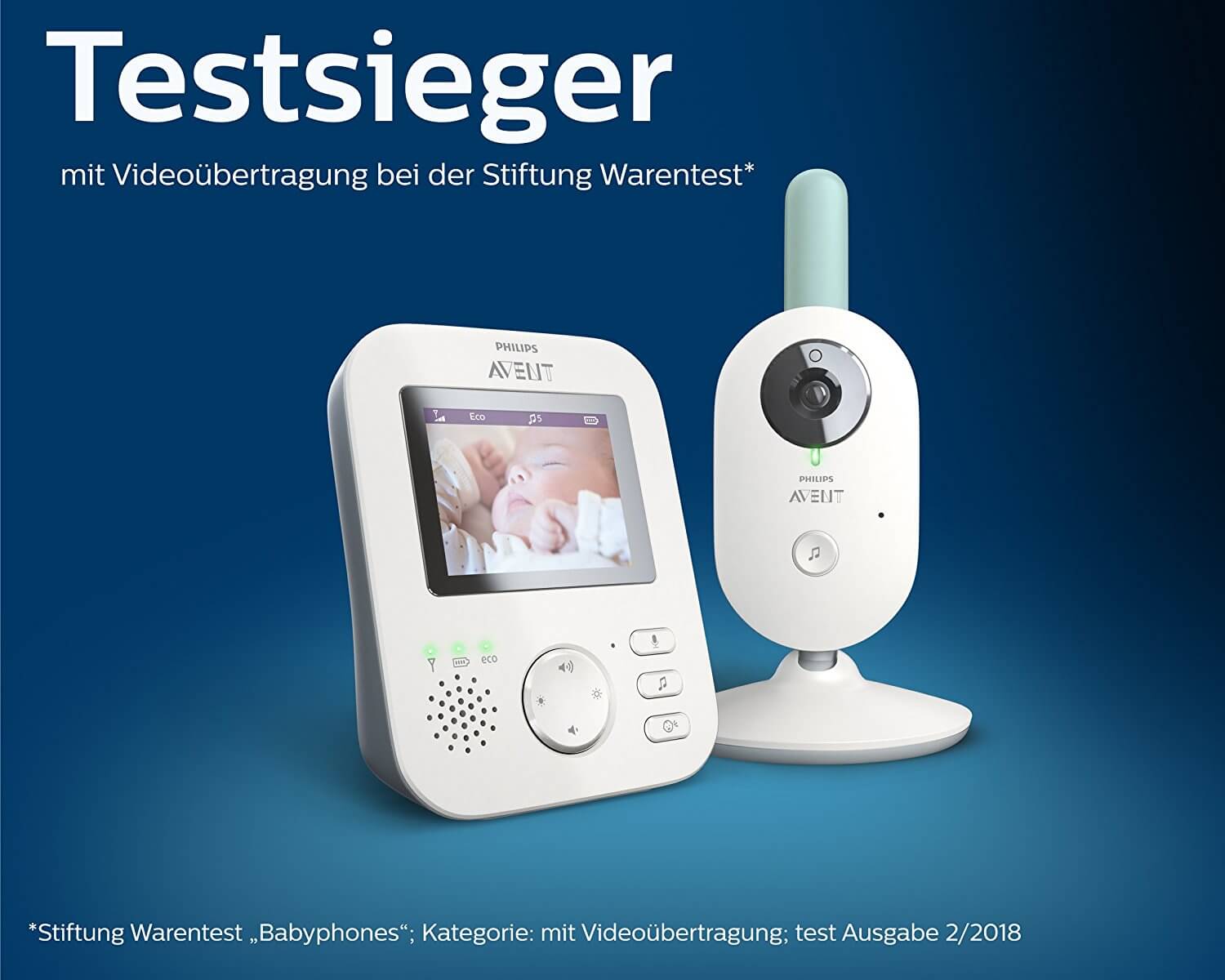 新安怡 Philips Avent SCD630/26 babyphone 可视婴儿监护仪 带彩屏监视器 评测冠军，到手89.99欧，原价 ...