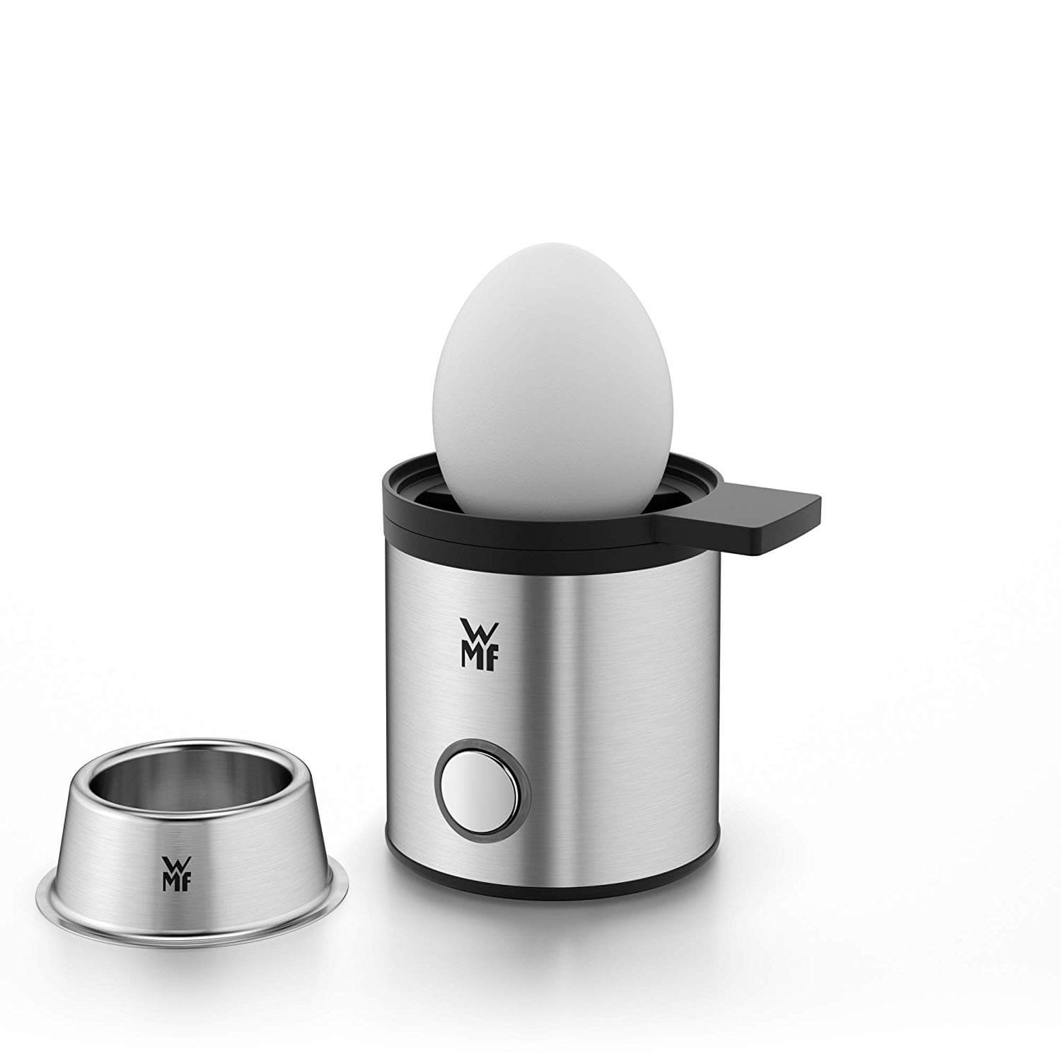 WMF KÜCHENminis 1-Ei-Eierkocher My Egg, mit Eierbecher, Cromargan matt ...