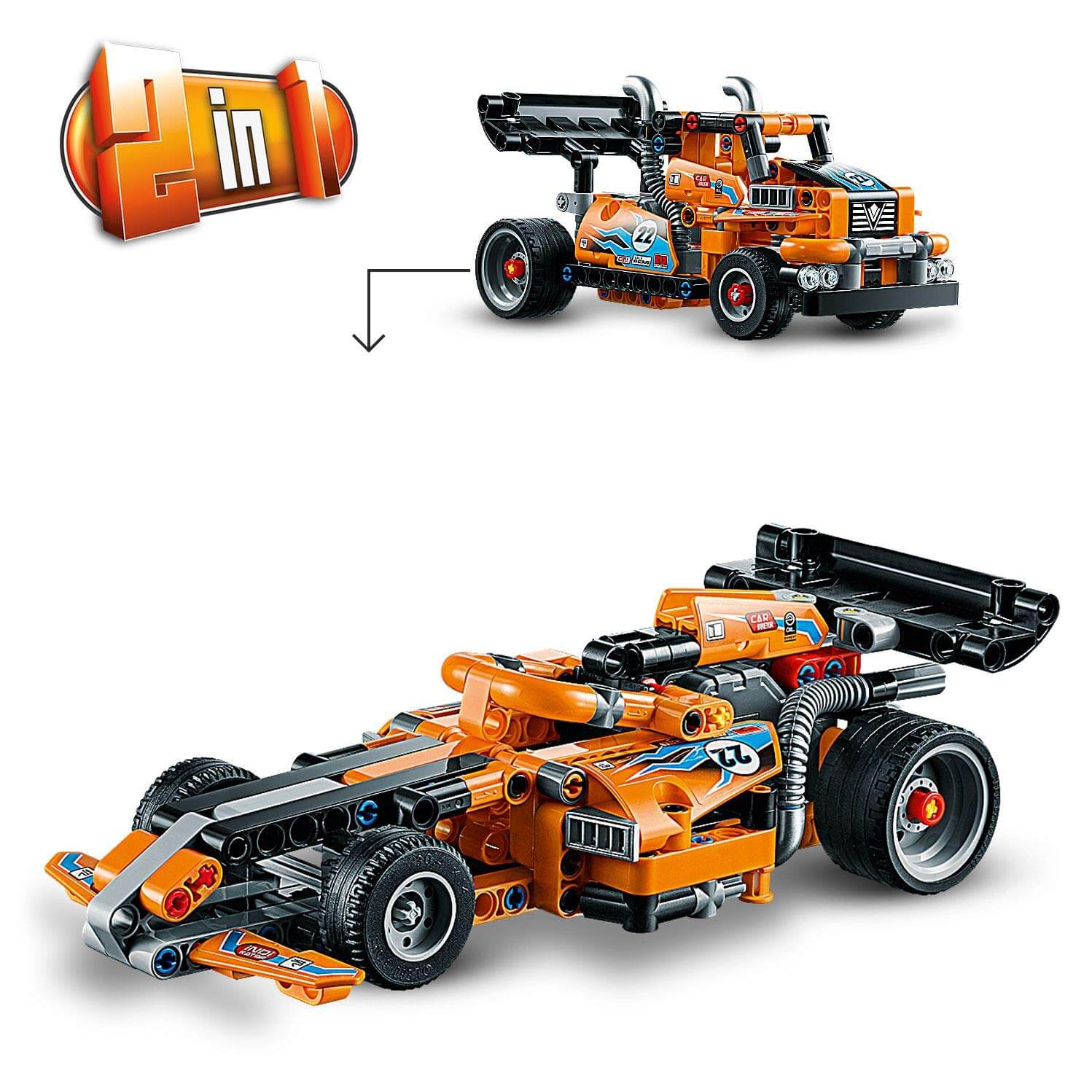 LEGO Technic 42104 - Renn-Truck, Bauset für 11.63 € 2020-10-31 LIDL ...