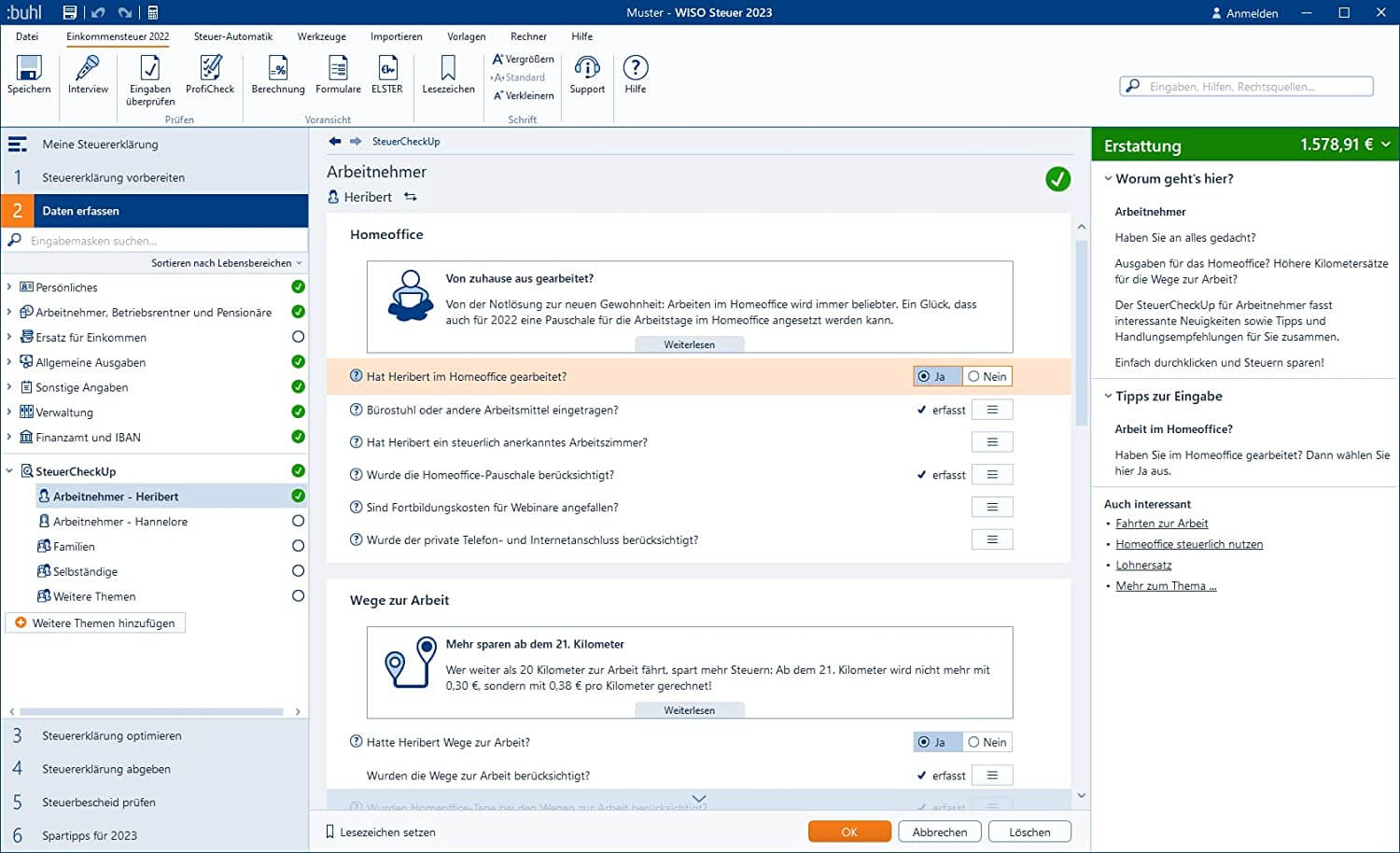 德国最受欢迎的报税软件！WISO Steuer 2023 报税软件(用于2022年申报报税) 含Steuer Sparbuch, Mac ...